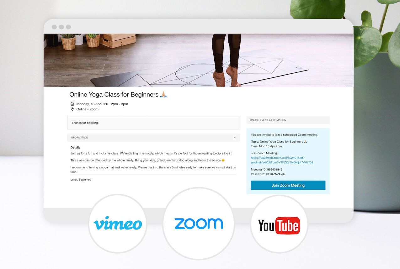 Booking System for Online Classes & Events | Bookwhen